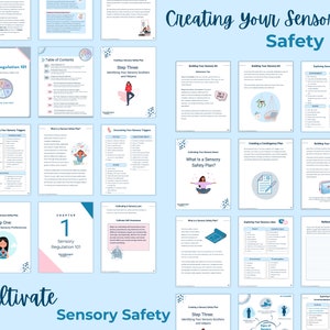 Personalized Sensory Safety Plan Sensory Regulation Workbook Digital ...