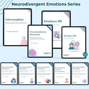 Emotions Bundle Digital Workbook Autism Workbook Therapy Resources ...