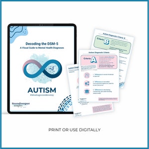 Autism Burnout Bundle Digital Workbook Autism Workbook Therapy ...
