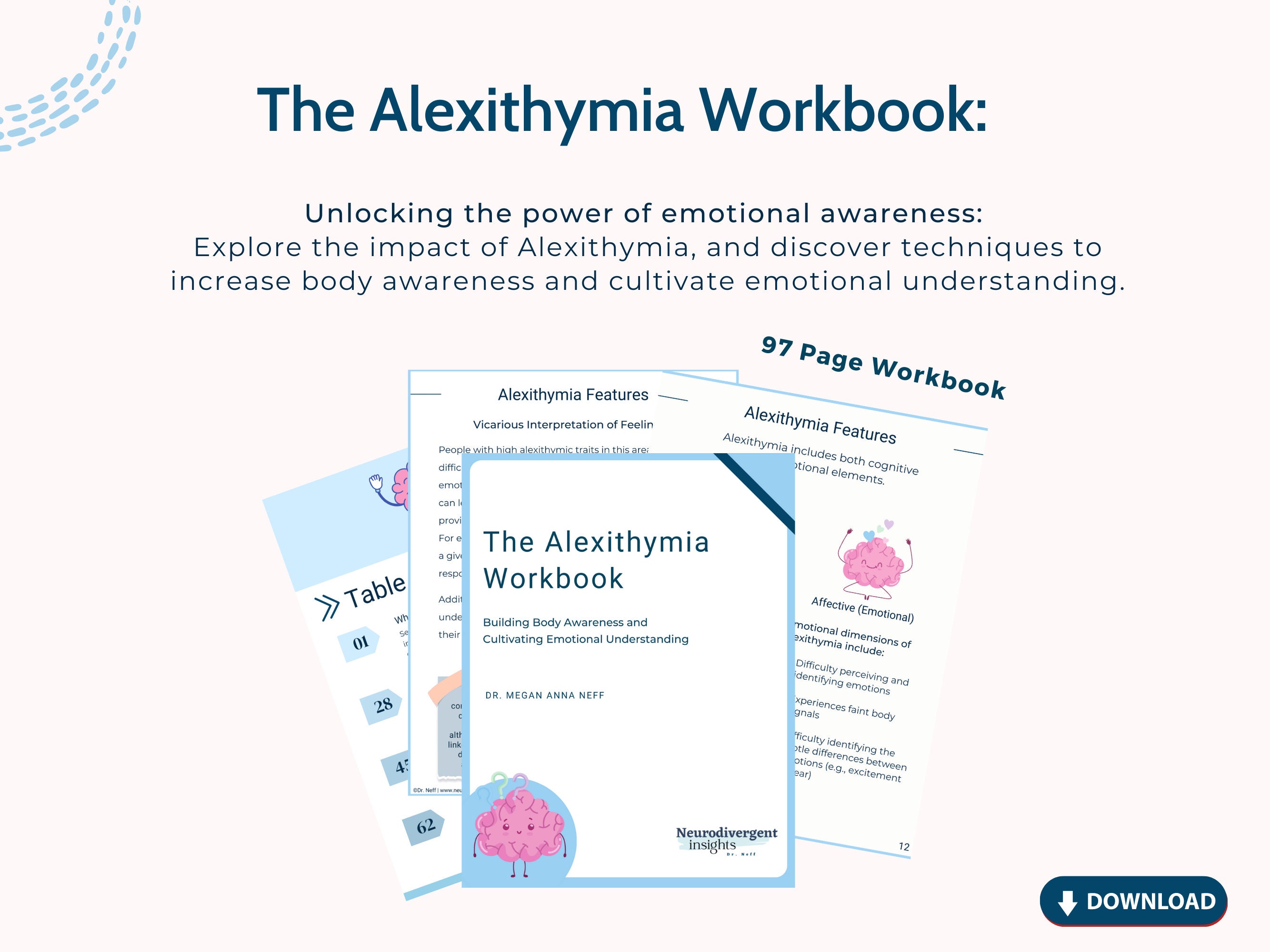 The Alexithymia Workbook ADHD Workbook Autistic Workbook Therapy ...