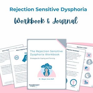 ADHD Workbook Bundle | RSD Bundle | Adhd Worksheets | Rejection Sensitive Dysphoria | ADHD ...