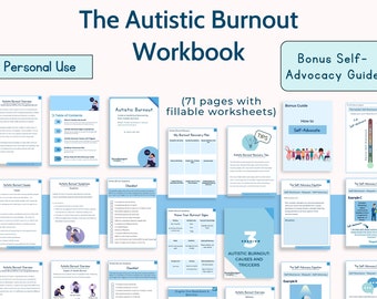 Autism Workbook Adult - Etsy