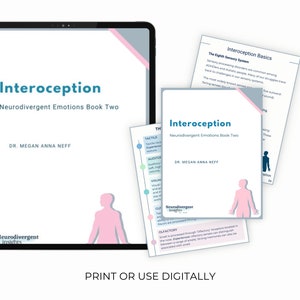 Interoception Workbook Autism Workbook ADHD Workbook Therapy Resources ...