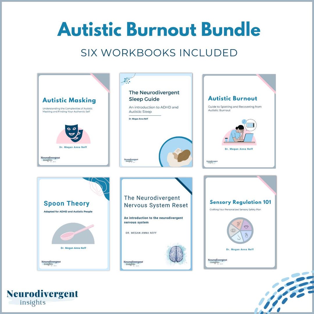 Autism Burnout Bundle | Digital Workbook | Autism Workbook | Therapy ...