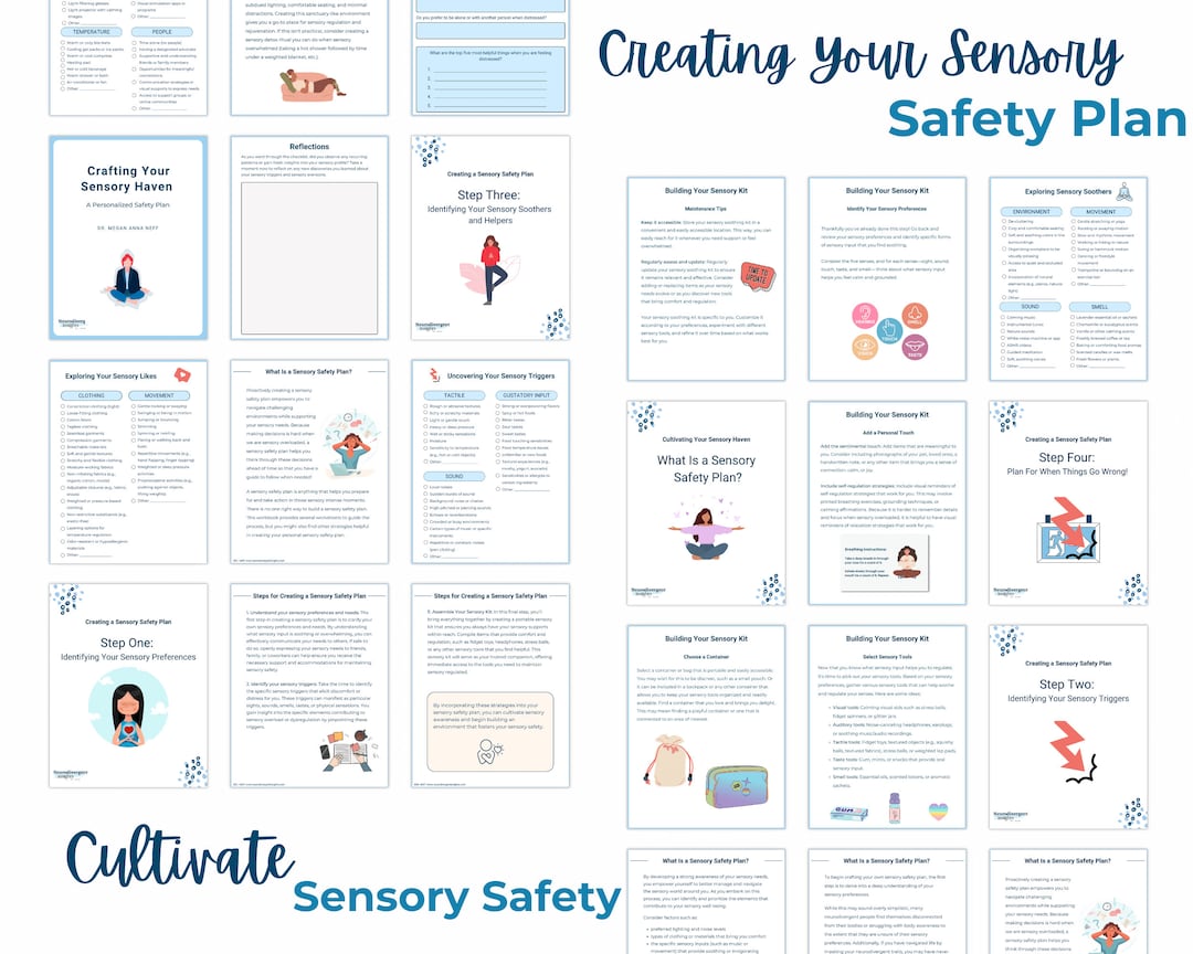 Personalized Sensory Safety Plan Sensory Regulation - Etsy UK