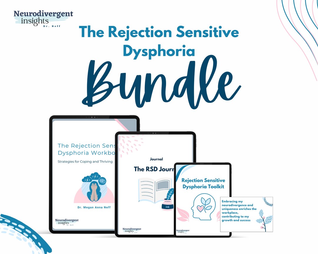 ADHD Workbook Bundle RSD Bundle Adhd Worksheets Rejection Sensitive ...