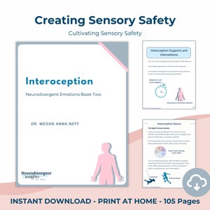 Interoception Workbook Autism Workbook ADHD Workbook Therapy Resources ...
