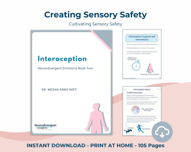 Interoception Workbook Autism Workbook ADHD Workbook Therapy Resources ...