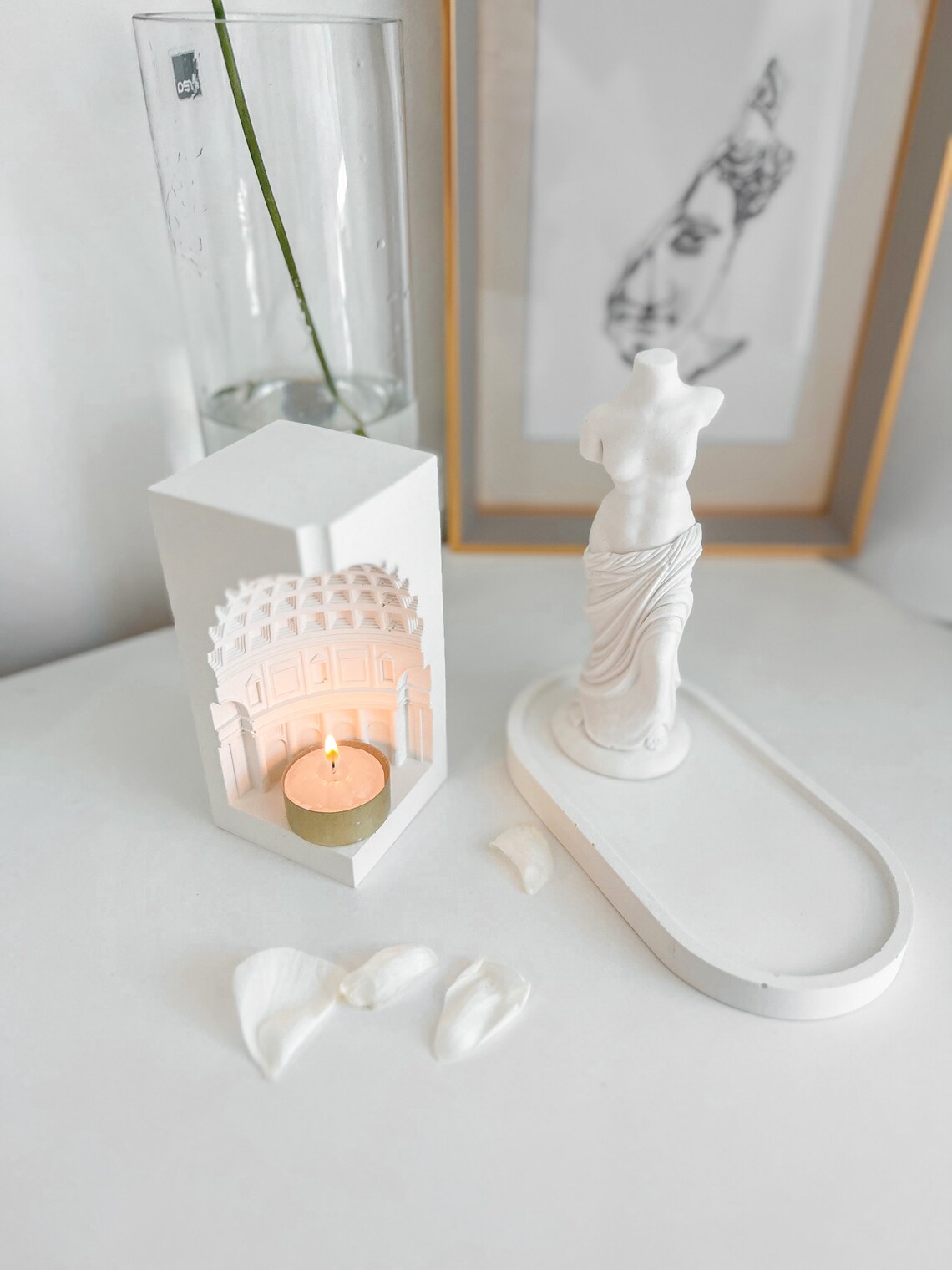 Gift Box Femme pantheon, Venus of Milo, Concrete Tray - Etsy