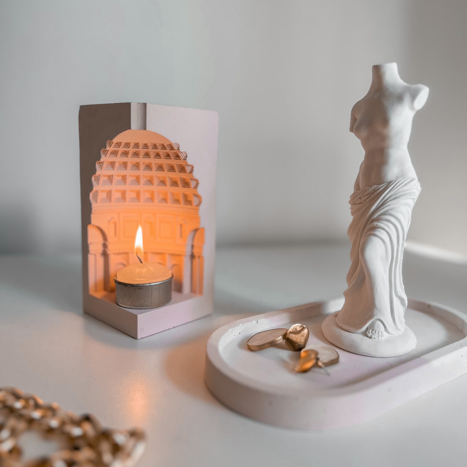 Gift Box Femme pantheon, Venus of Milo, Concrete Tray - Etsy