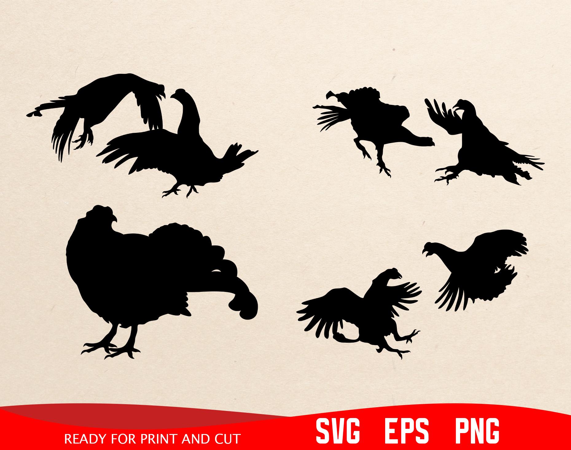 Black Grouse SVG Bundle, Black Grouse Svg Eps Png, Vector, Black Grouse ...