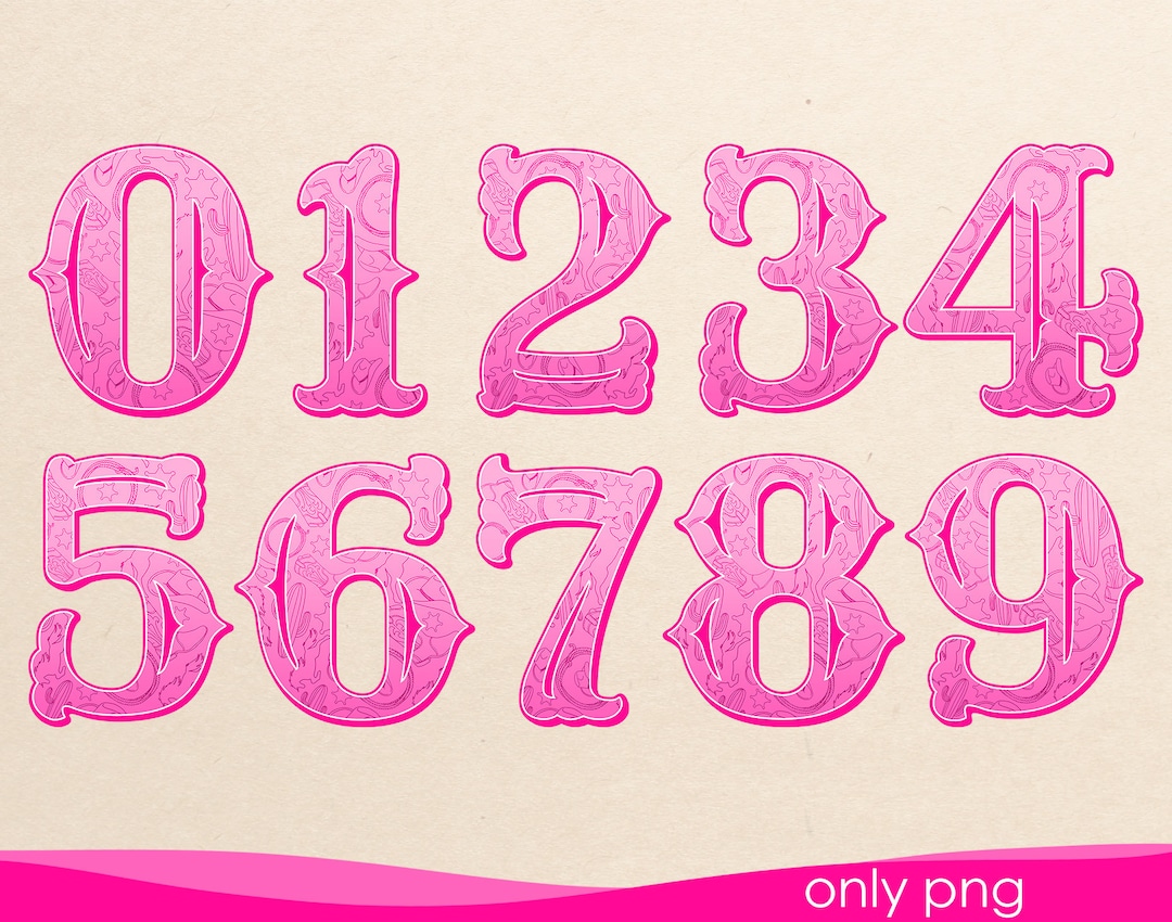 Cowgirl Birthday Png, Cowgirl Numbers Png, Birthday Girl Png, Cowgirl ...