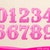 Birthday Numbers Png, Paw Numbers Png, Pink Numbers Png, Digital ...