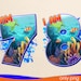 Sea Aquarium Birthday Numbers Png, Ocean Sea Numbers Png, Birthday ...