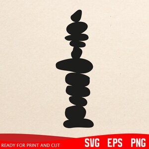 Balancing Stones Svg, Stacking Stones, Zen Stones, Stacking Rocks ...