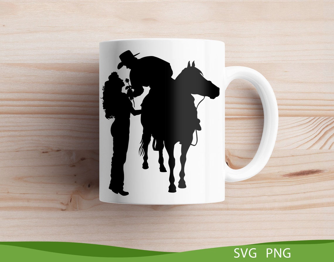 Cowboy and Cowgirl Svg, Cowboy Love Svg, Rancho Life Svg, Country Love ...