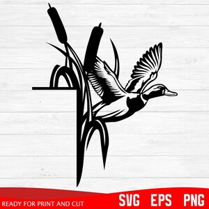 Duck Hunting Door Corner Svg, Hunting Door Corner Svg, Home Decoration ...