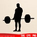 Weightlifting Svg Bundle, Power Lifting SVG, Weightlifter Clipart ...