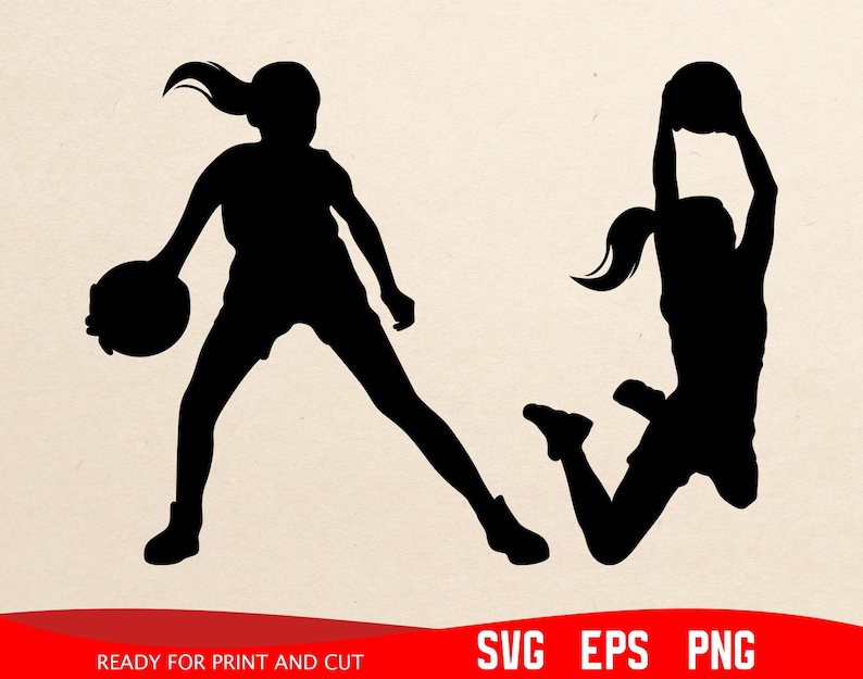 Basketball Girl Women Svg Bundle, Female Basketball Svg, Basketball ...