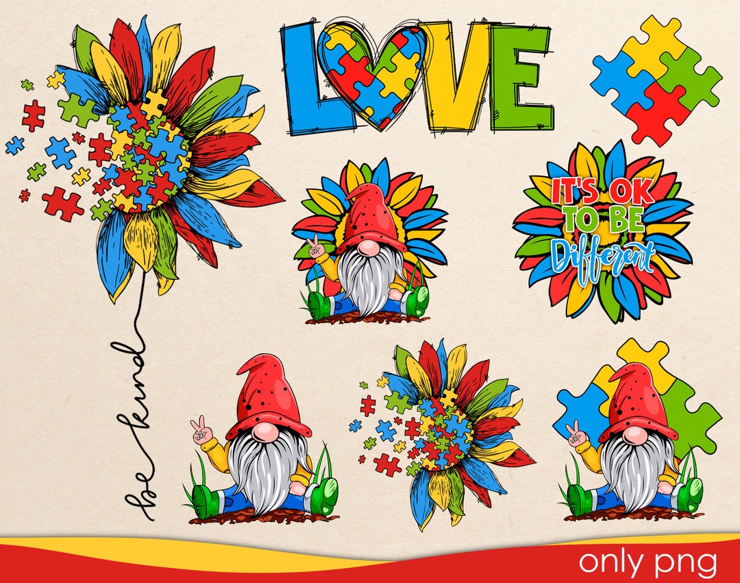 Autism Bundle PNG, Autism Png, Autism Awareness Png, Autism Sublimation ...