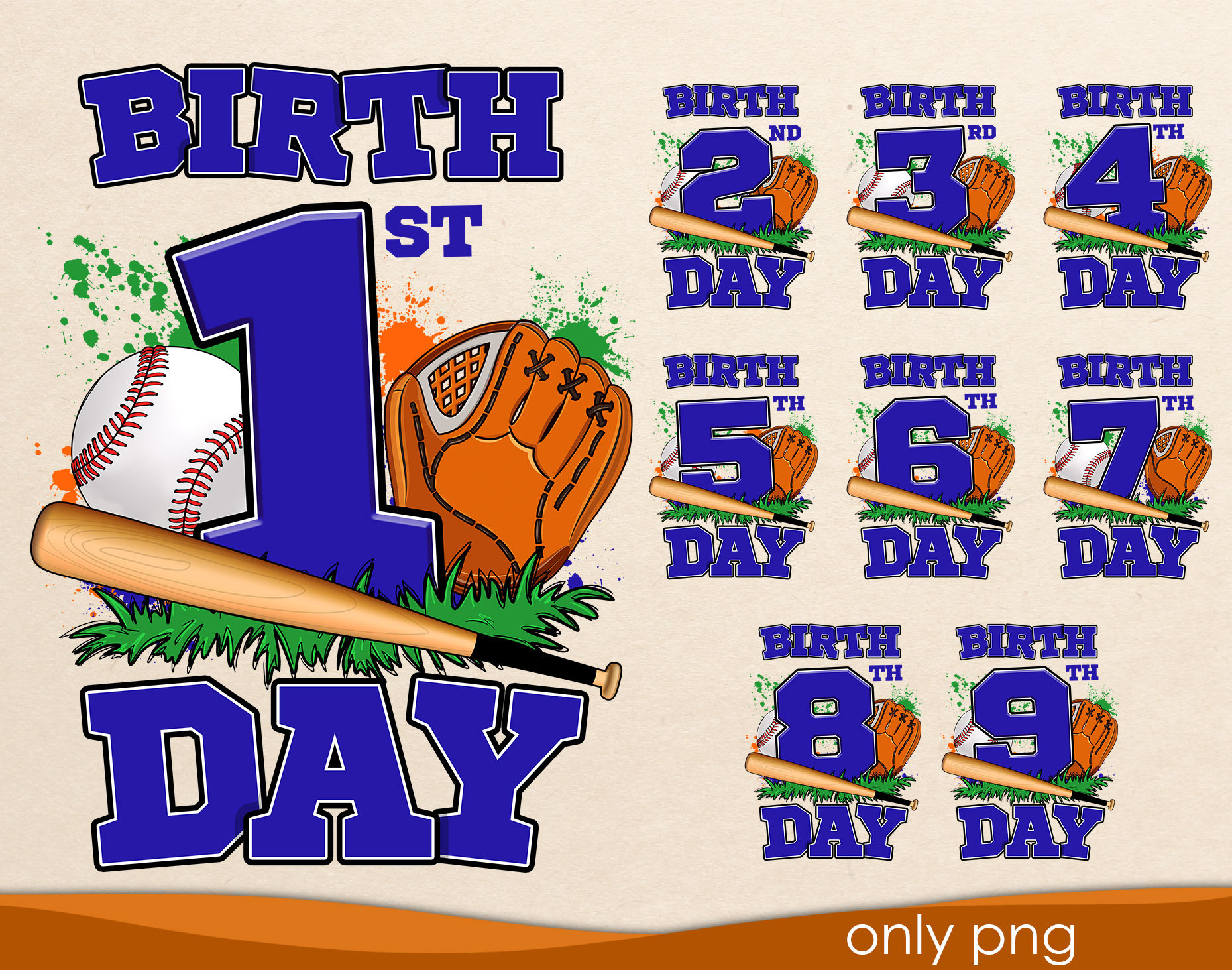Baseball Birthday Boy Png, Baseball Birthday Numbers Png, Baseball Boy ...