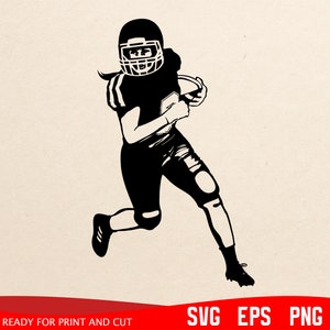 American Football Girl Svg, Football Ladies Woman, Football Season, Svg ...