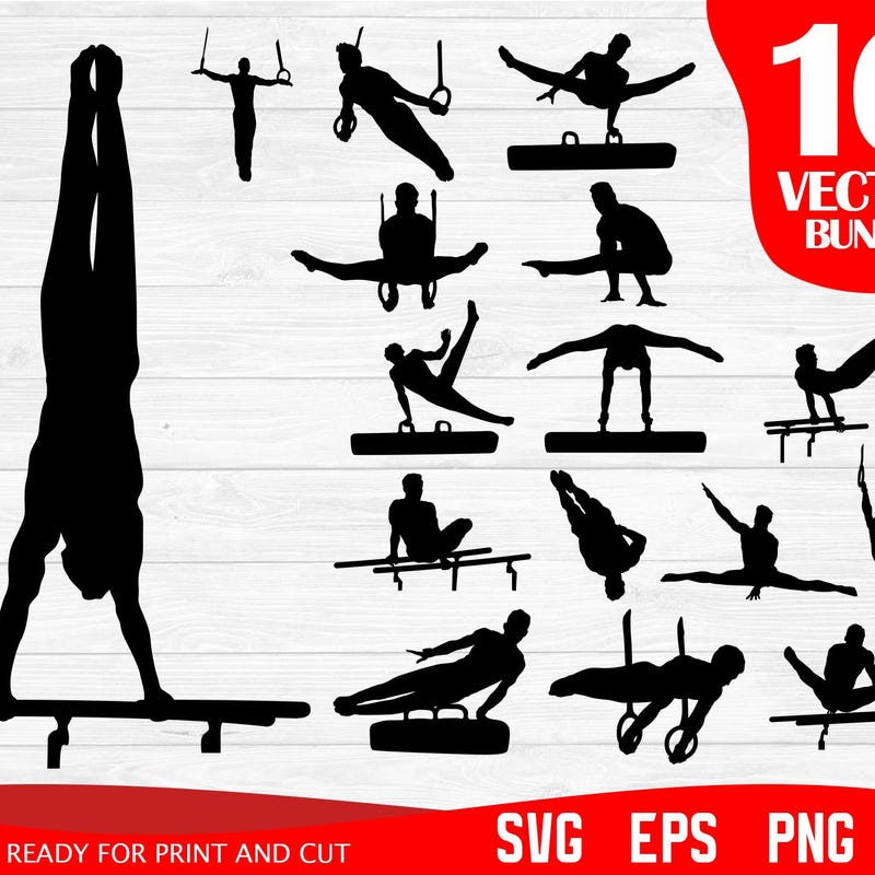 Gymnastics Svg - Etsy