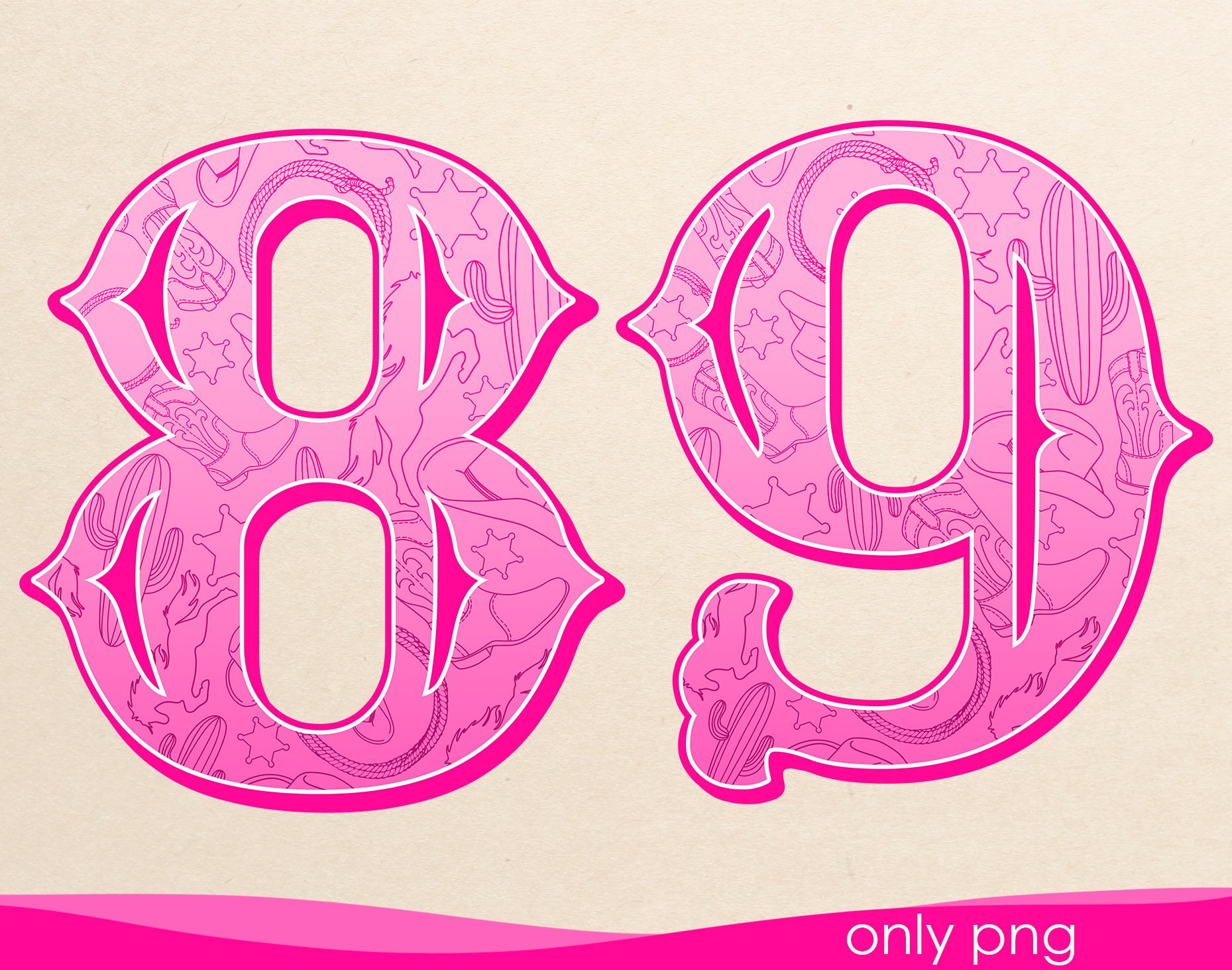 Cowgirl Birthday Png, Cowgirl Numbers Png, Birthday Girl Png, Cowgirl ...