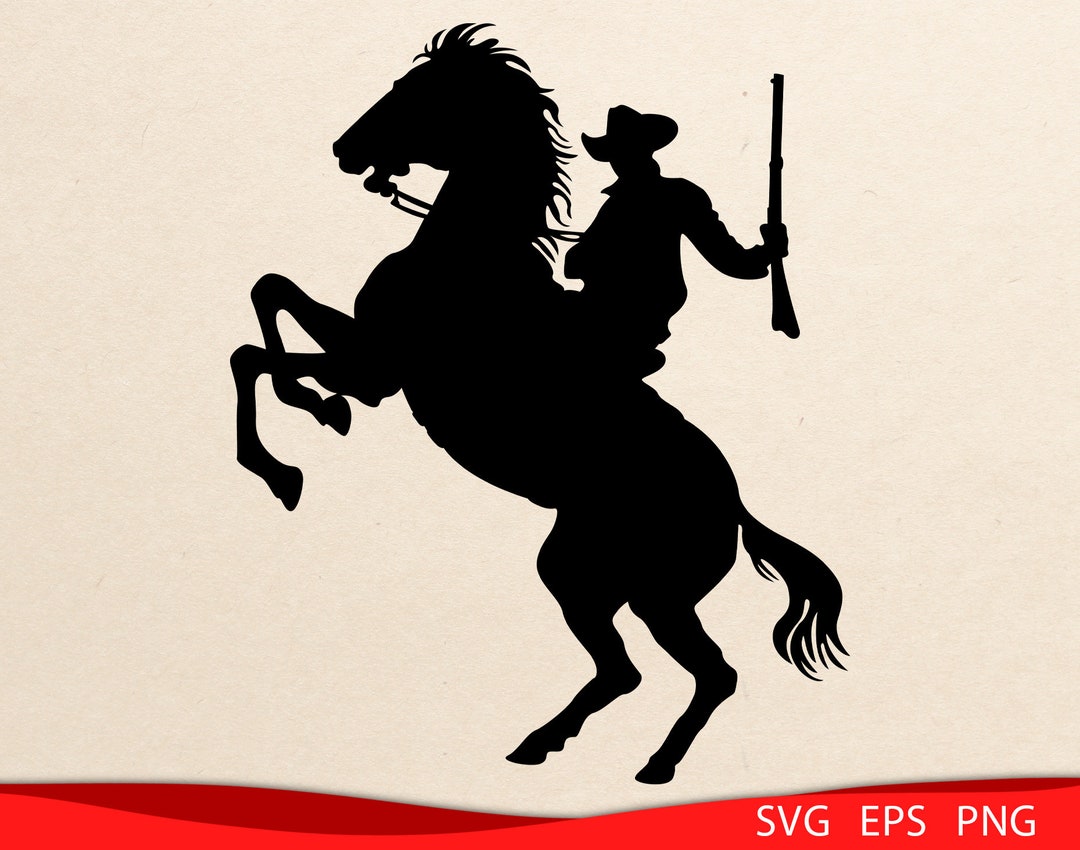 Cowboy Svg, Desert Svg, Cowboy Scene Svg, Cowboy Country Silhouette SVG ...