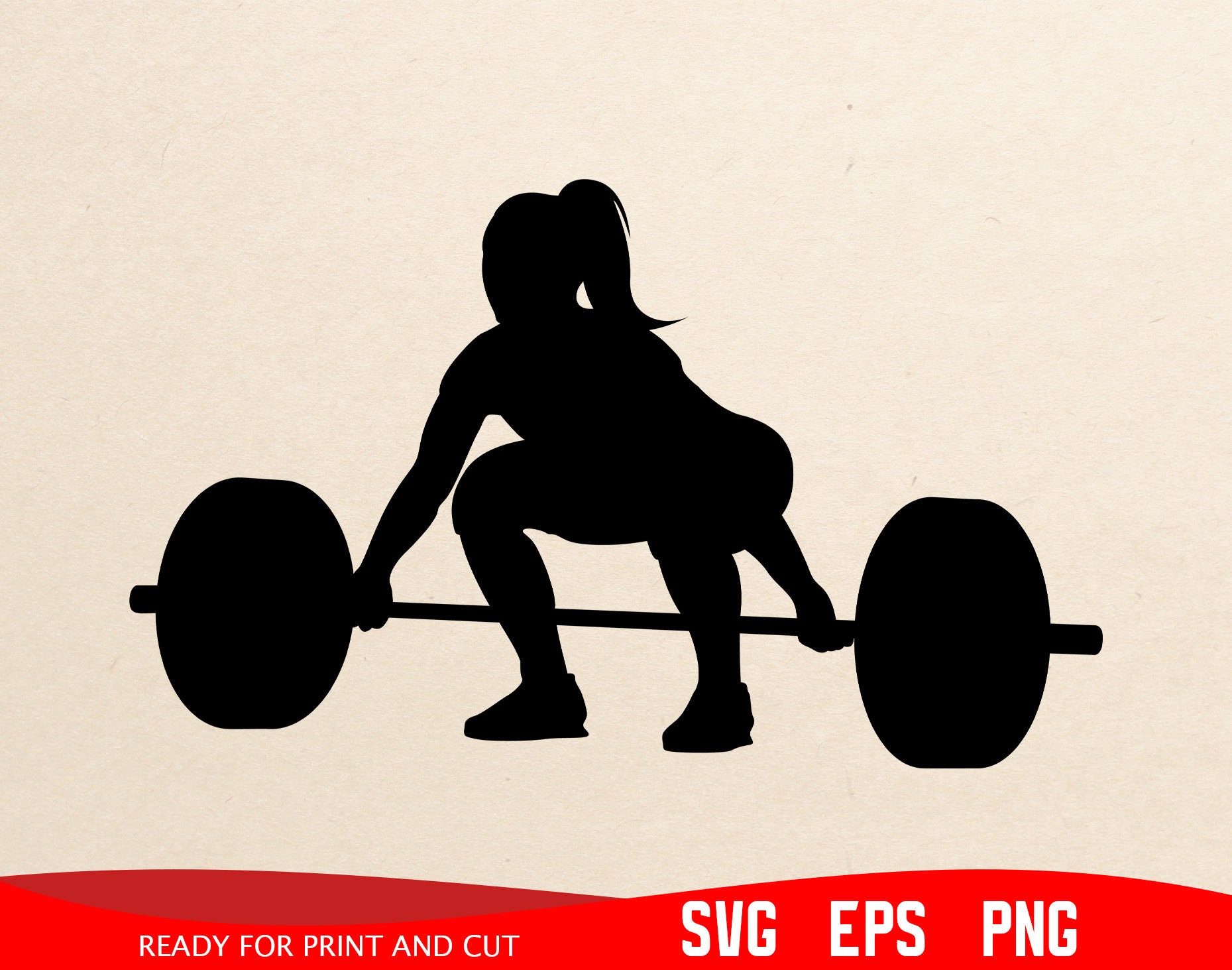 Weightlifting Girl Women Svg Bundle, Power Lifting Girl SVG ...