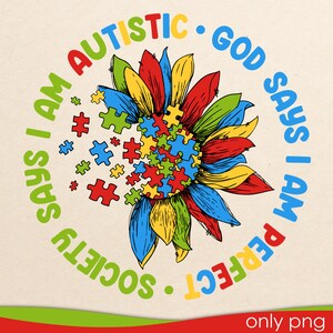Autism Sunflower PNG, Autism Png, Autism Awareness Png, Autism ...