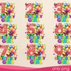 Birthday Numbers Png, Paw Numbers Png, Pink Numbers Png, Digital ...