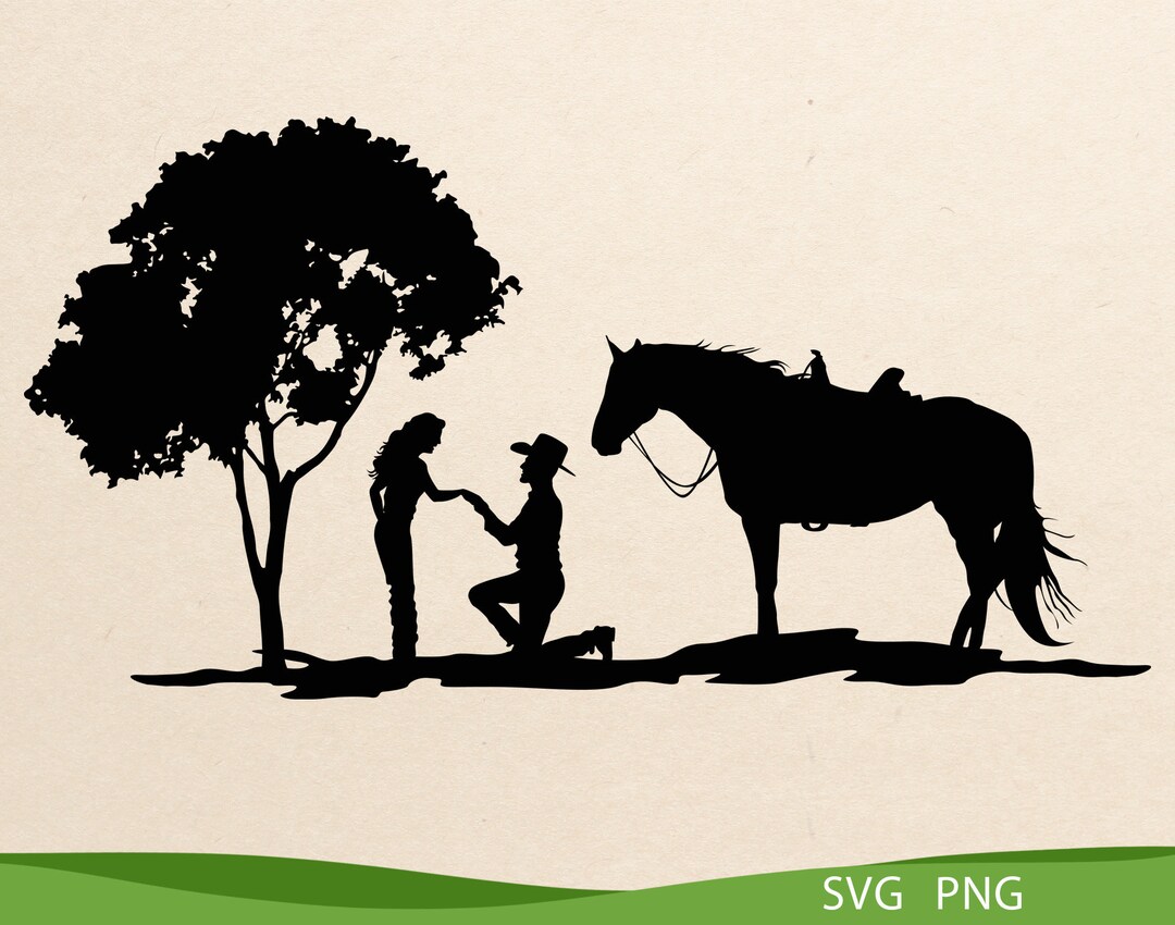 Cowboy and Cowgirl Svg, Cowboy Love Svg, Rancho Life Svg, Country Love ...