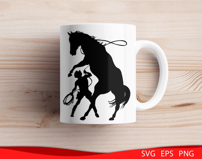 Roping Cowboy Svg, Cowboy Svg, Wild West Svg, Cowboy Scene Png, Cowboy ...