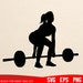 Weightlifting Girl Women Svg Bundle, Power Lifting Girl SVG ...