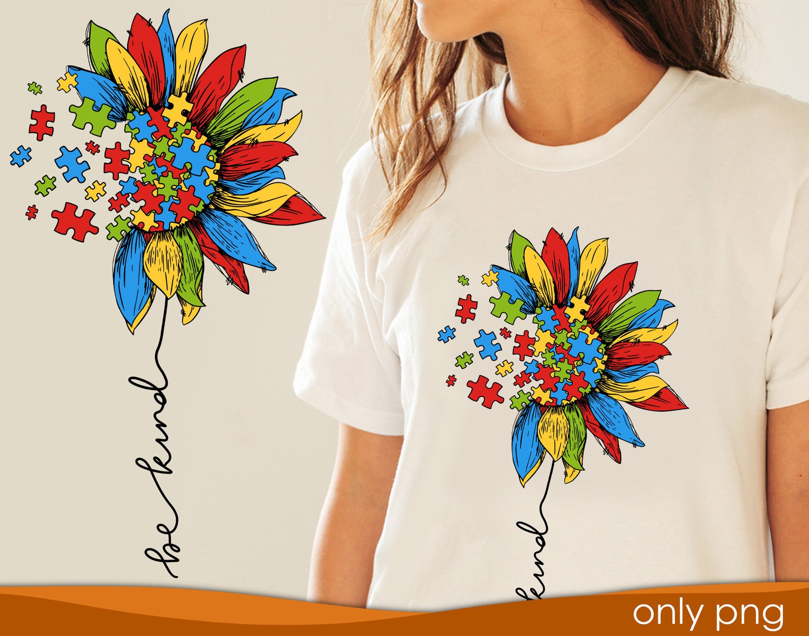 Autism Sunflower PNG, Autism Png, Autism Awareness Png, Autism ...