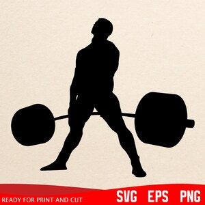 Weightlifting Svg Bundle, Power Lifting SVG, Weightlifter Clipart ...