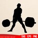 Weightlifting Svg Bundle, Power Lifting SVG, Weightlifter Clipart ...