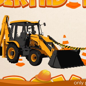 Construction Birthday Png Family Birthday Boy Png - Etsy