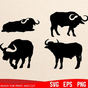 Buffalo SVG Bundle, Buffalo Svg Eps, Buffalo Png, Buffalo Vector, Quail ...
