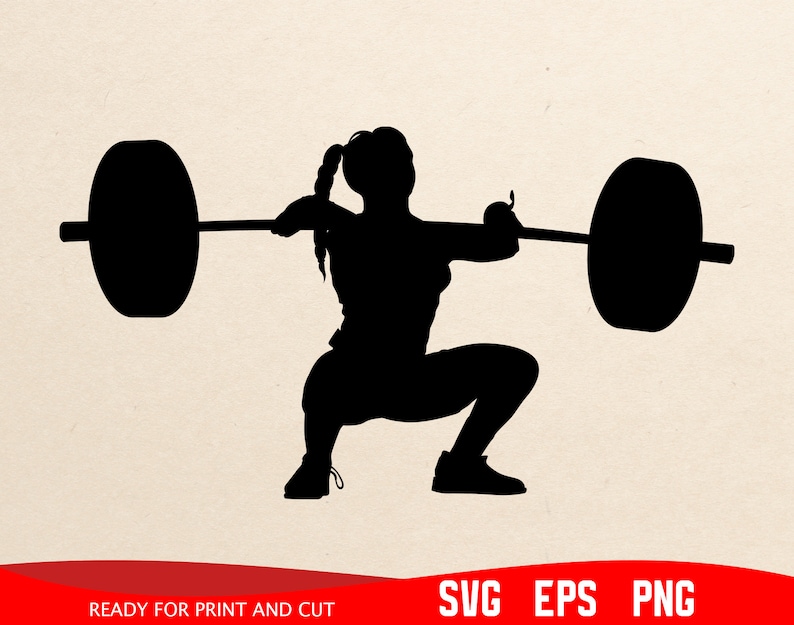 Weightlifting Girl Women Svg Bundle, Power Lifting Girl SVG ...