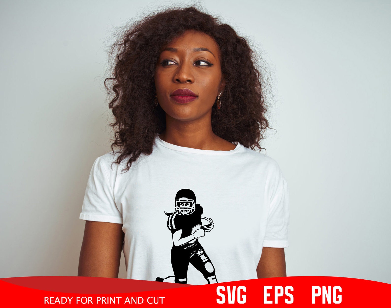 American Football Girl Svg, Football Ladies Woman, Football Season, Svg ...