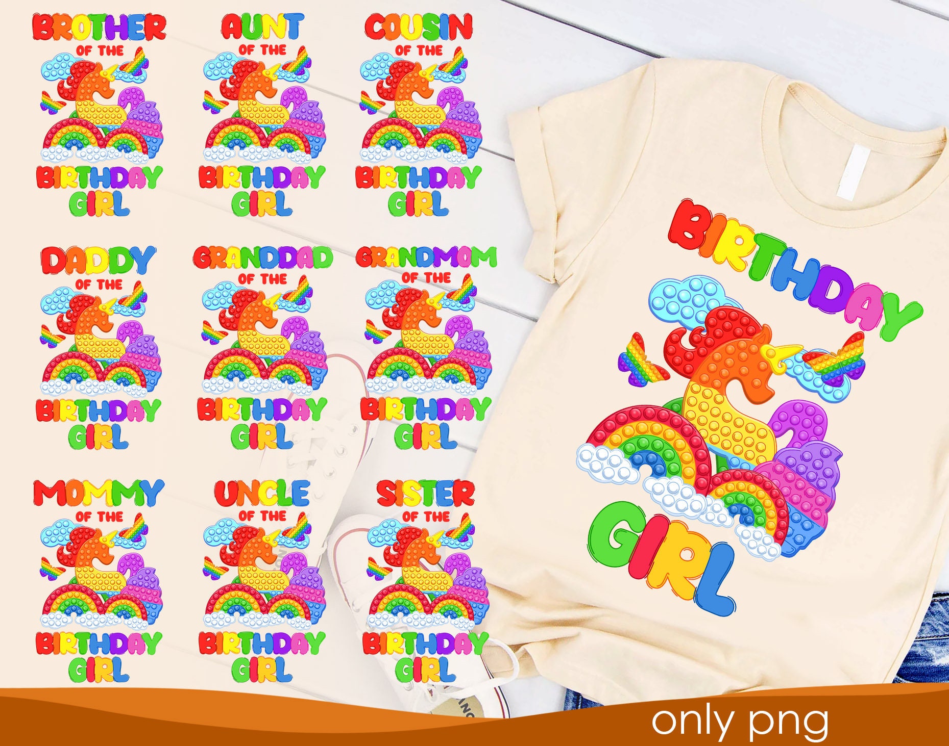 Pop It Birthday PNG, Pop It Birthday Girl Png, Digital Download, Pop It ...