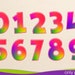 Birthday Numbers Png, Rainbow Numbers Png, Multicolored Numbers Png ...