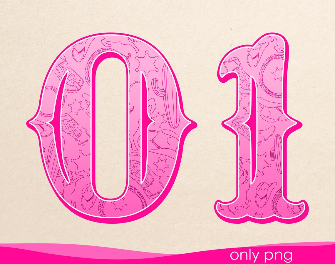 Cowgirl Birthday Png, Cowgirl Numbers Png, Birthday Girl Png, Cowgirl ...