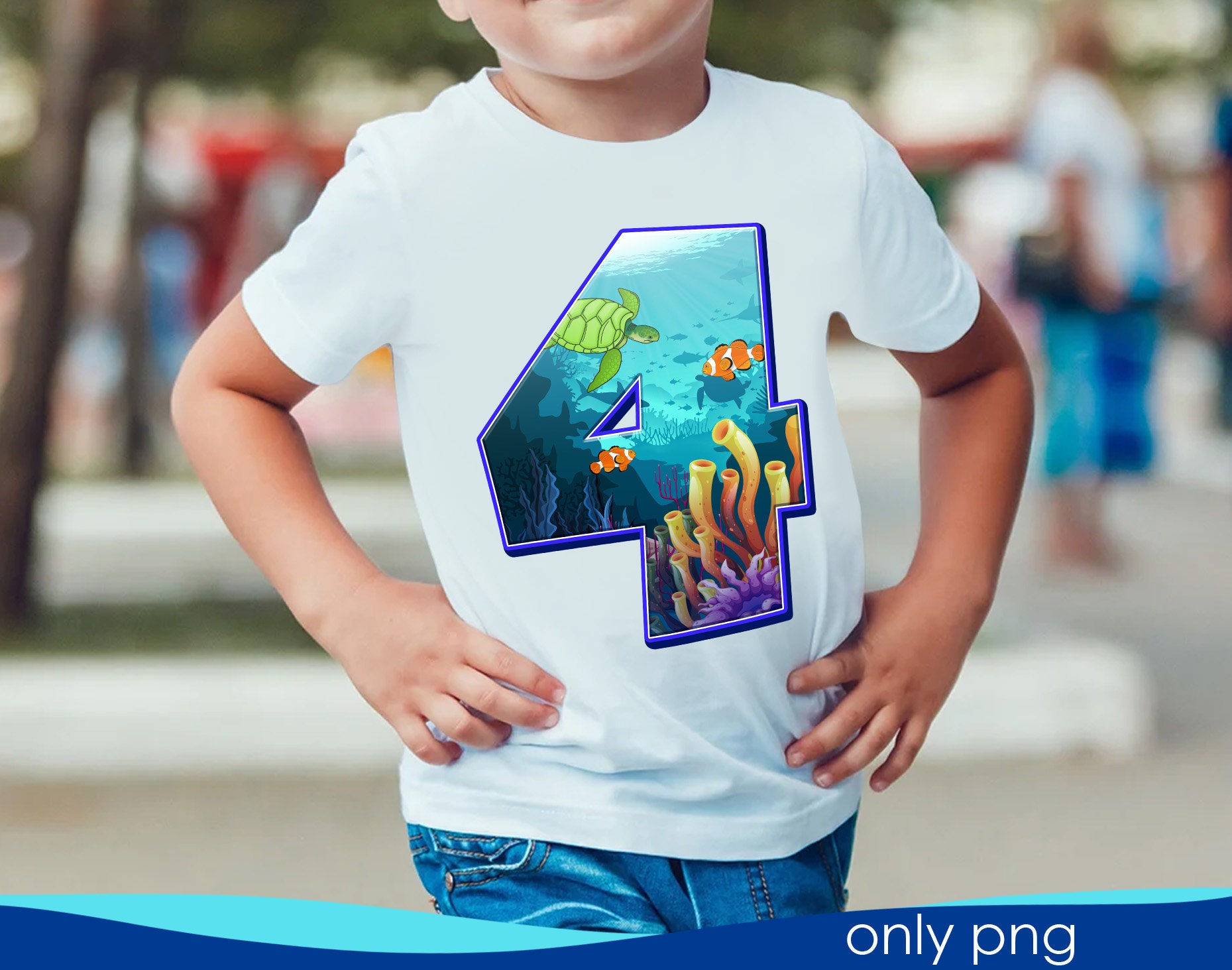 Sea Aquarium Birthday Numbers Png, Ocean Sea Numbers Png, Birthday ...
