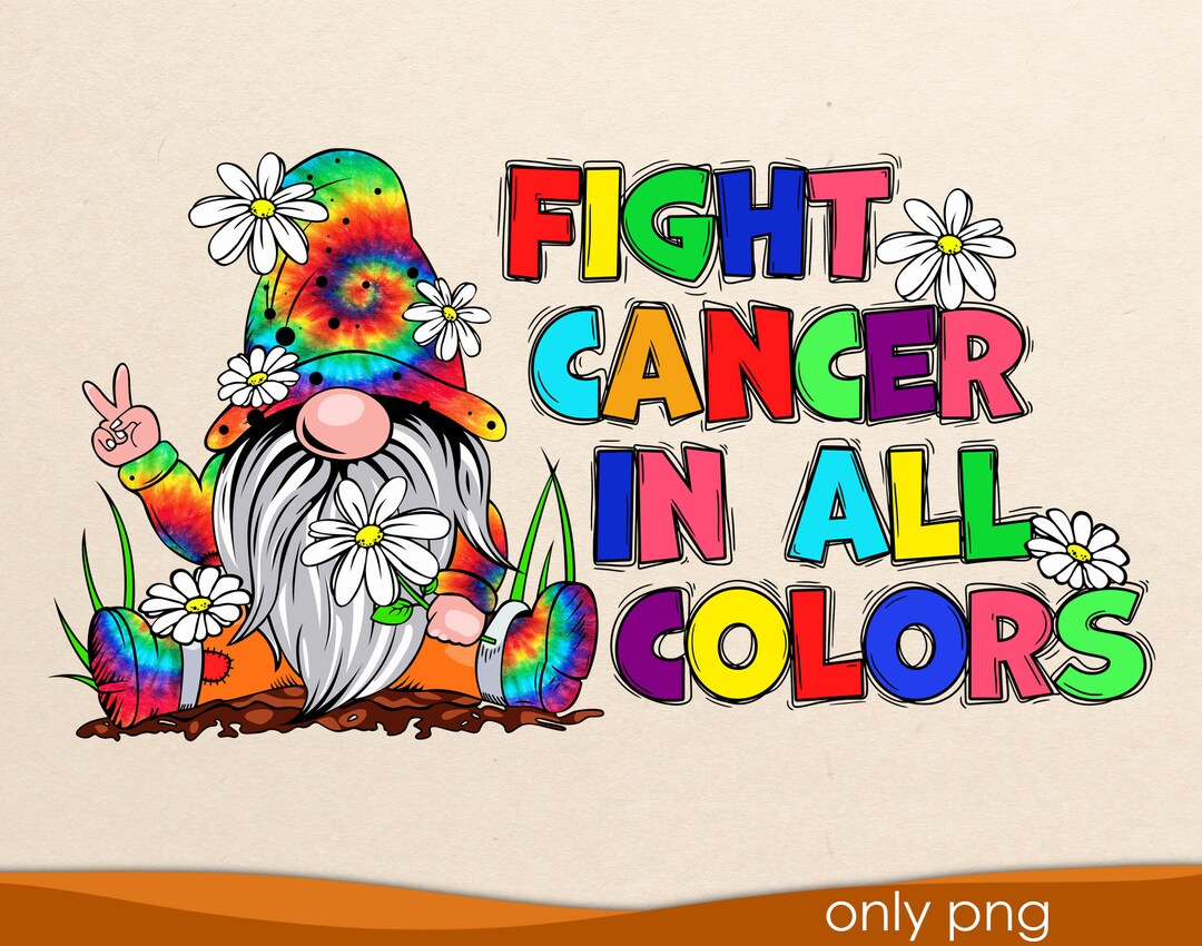 Fight Cancer in All Colors Png, Cancer Warrior Png, Ribbon Clipart ...