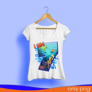 Sea Aquarium Birthday Numbers Png, Ocean Sea Numbers Png, Birthday ...