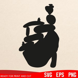 Balancing Stones Svg, Stacking Stones, Zen Stones, Stacking Rocks ...