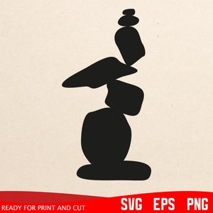 Balancing Stones Svg, Stacking Stones, Zen Stones, Stacking Rocks ...